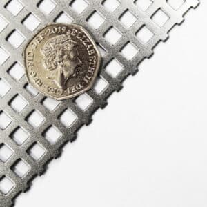 Mild Steel Perforated Mesh Plate (5mm Square Hole x 8mm Pitch x 1mm ...