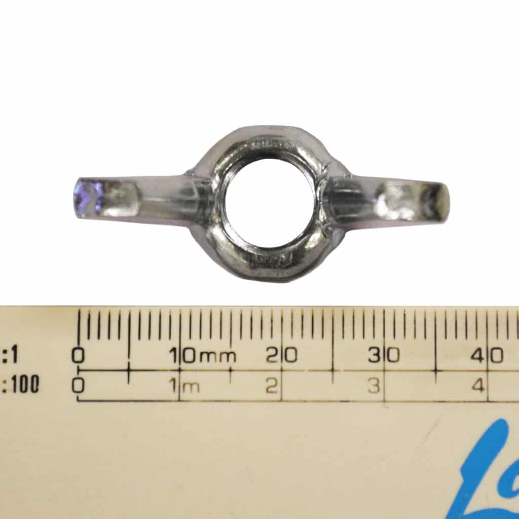 M10 Butterfly Nuts (10mm) Zinc Plated Wing Nut Fastener - Speciality Metals