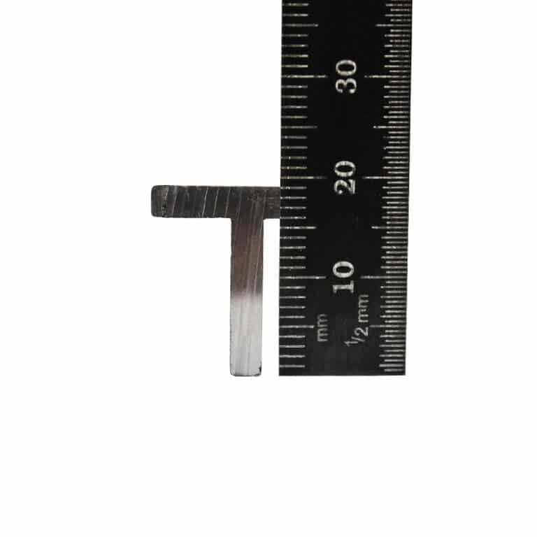 Aluminium T Bar Section | 3/4" x 1/8" (3.2mm) Wall - Speciality Metals