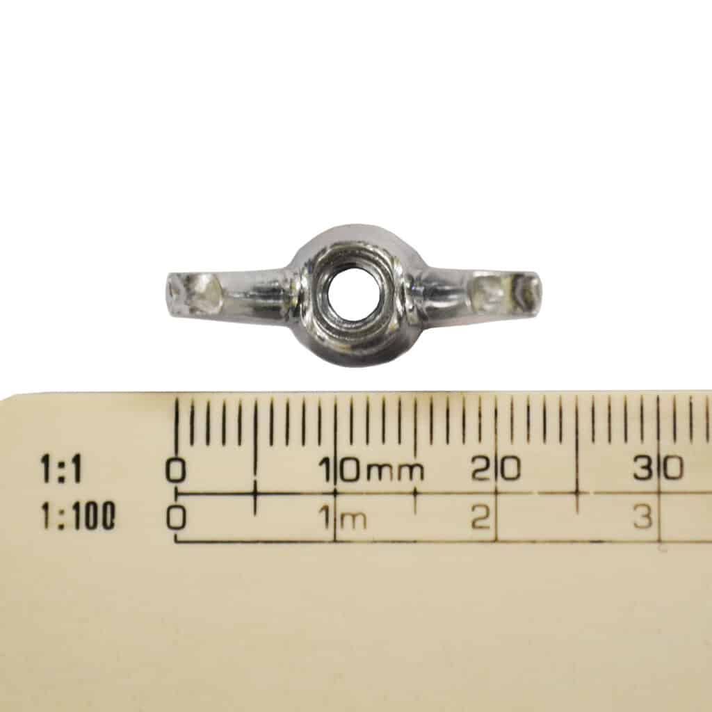 M4 Zinc Butterfly Wing Nut (4mm) Nut Fastener - Speciality Metals